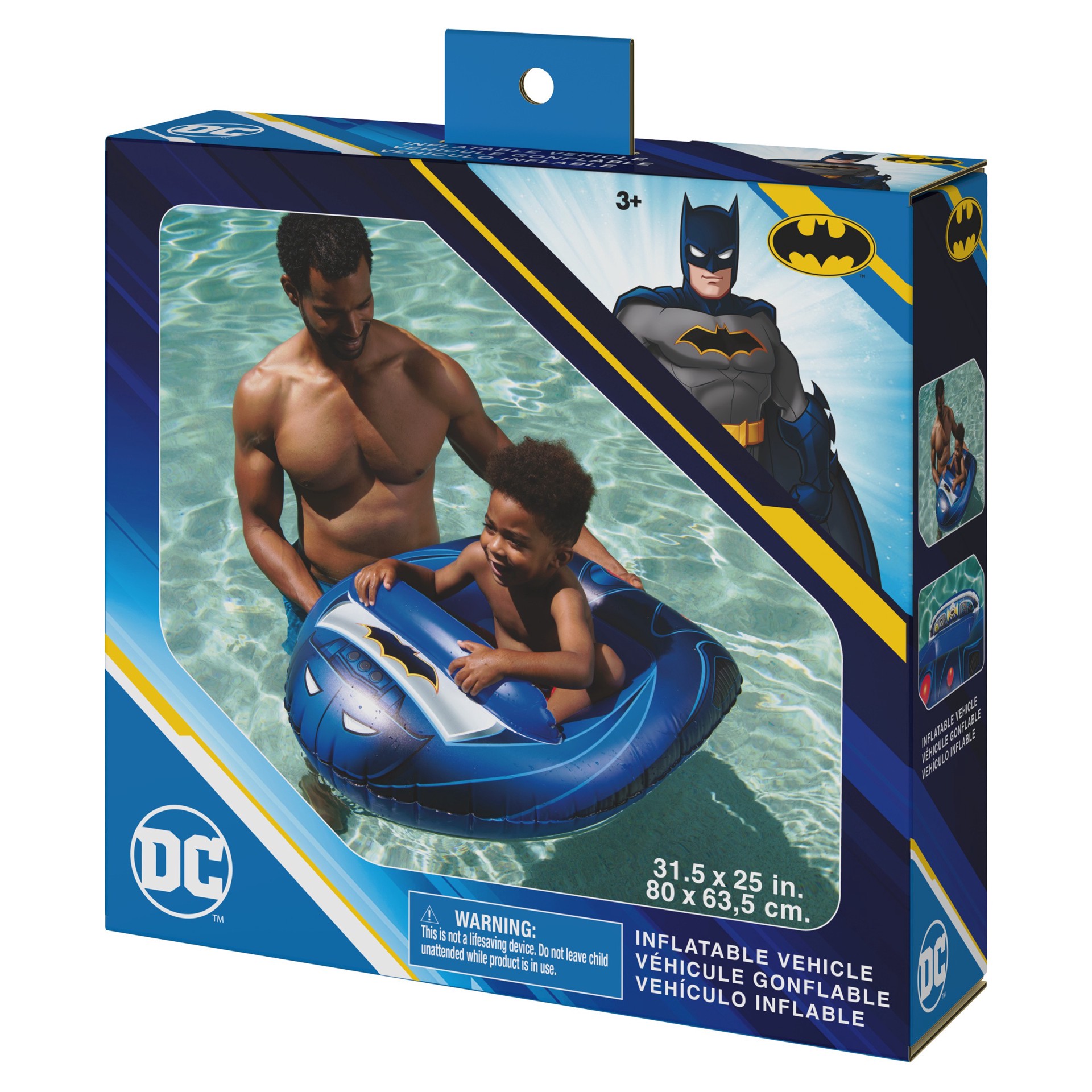 Swimways Kids' Inflatable Pool Lounger - Batman Vehicle 1 ct | Shipt
