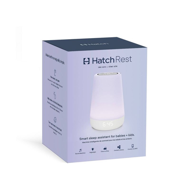 Hatch Rest 2nd Gen All-in-one Sleep Machine, Nightlight & Sound Machine ...