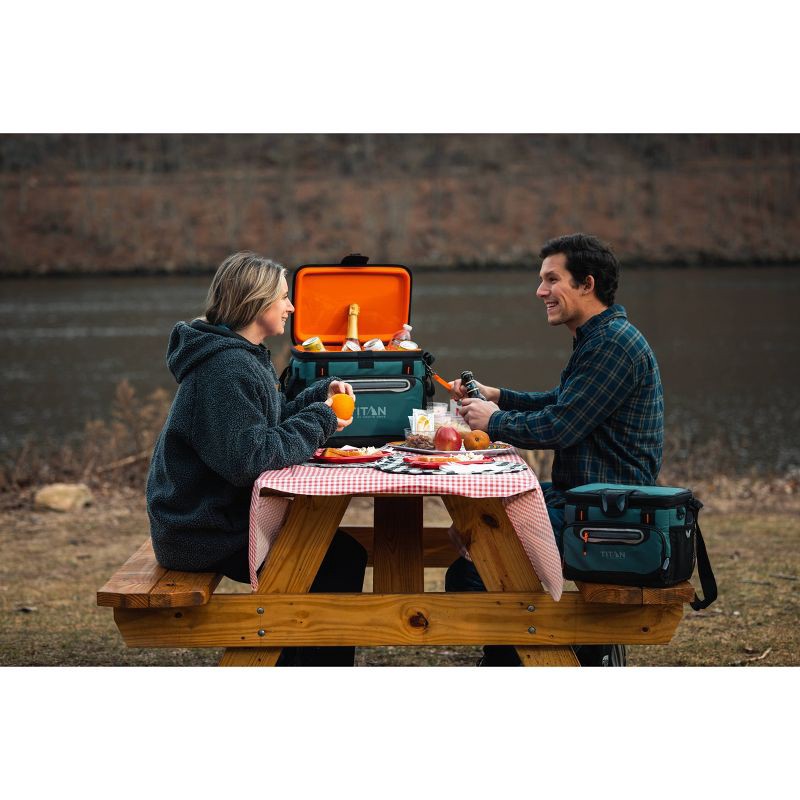 Titan by Arctic Zone Deep Freeze Zipperless Hardbody 8qt Cooler ...