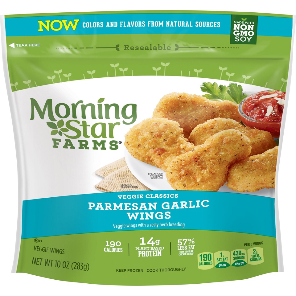 MorningStar Farms Veggitizers Meatless Chicken Wings, Plant Based ...