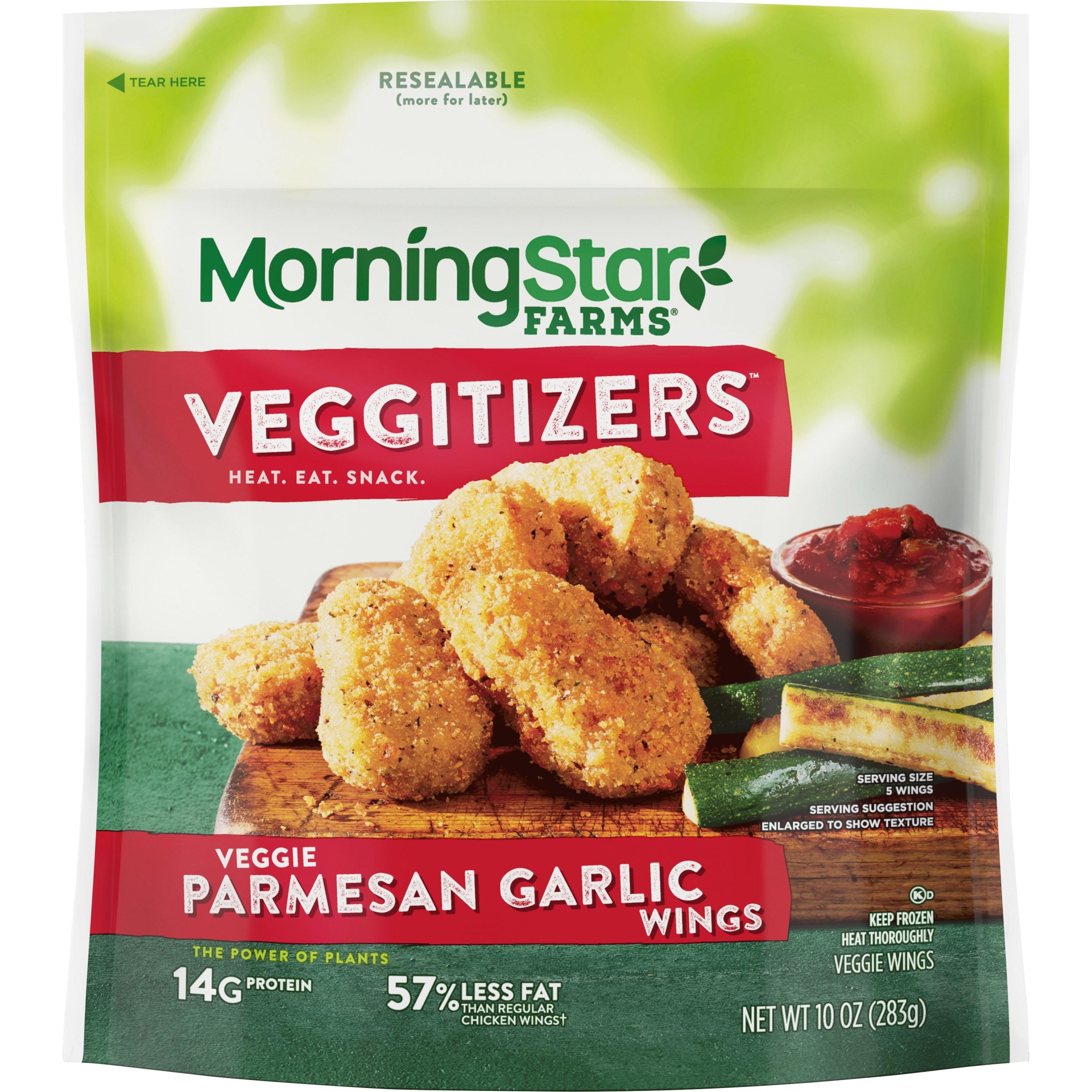 MorningStar Farms Veggitizers Meatless Chicken Wings, Plant Based ...