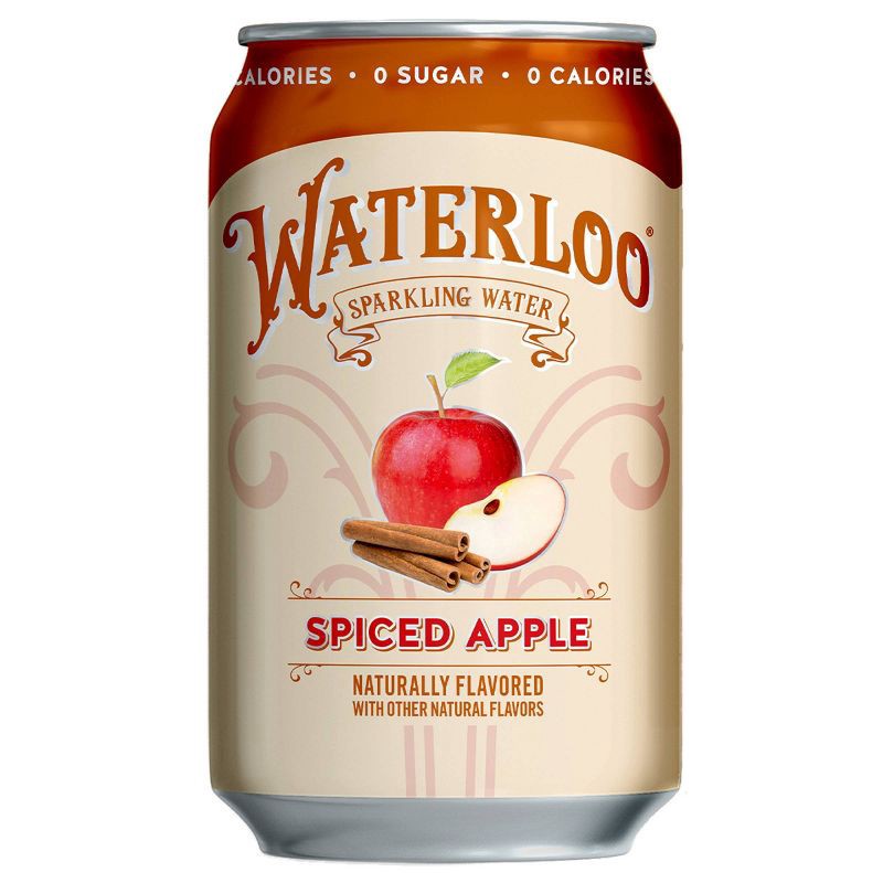 Waterloo Sparkling Water Waterloo Spiced Apple Sparkling Water - 8pk/12 fl oz Cans 8 ct; 12 fl ...