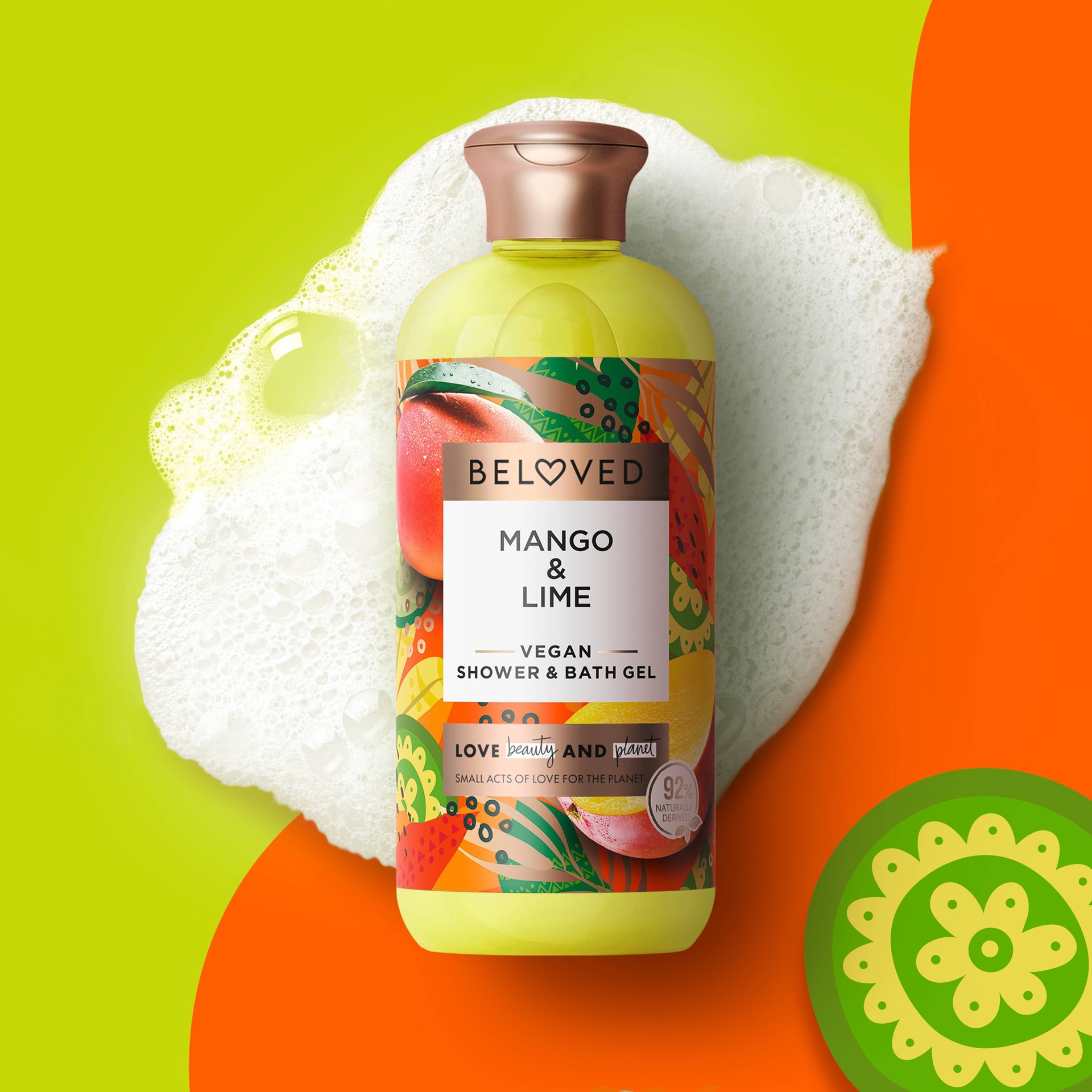 Beloved Mango & Lime Vegan Shower & Bath Gel - 11.8 fl oz 11.8 fl oz ...