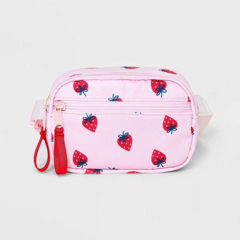 Kids' Strawberry Fanny Pack - Cat & Jack Pink 1 ct | Shipt
