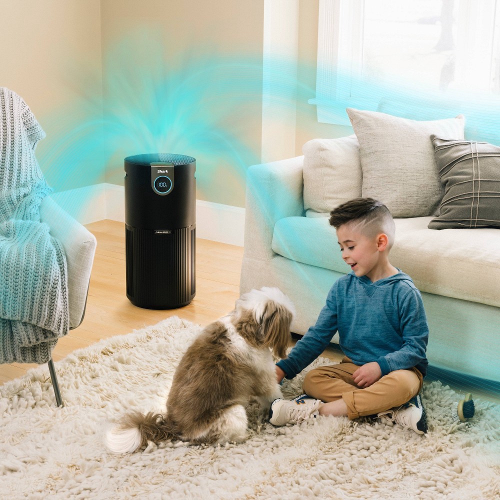 Shark Air Purifier MAX with True NanoSeal HEPA, Cleansense IQ, Odor ...
