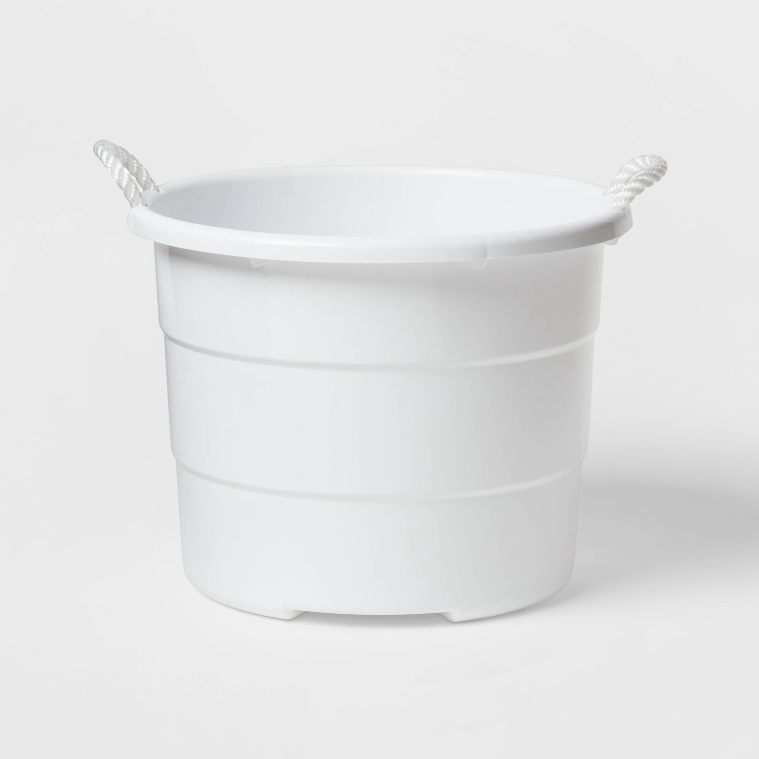 10gal Plastic Beverage Tub with Rope Handles White - Sun Squad 10 gal ...