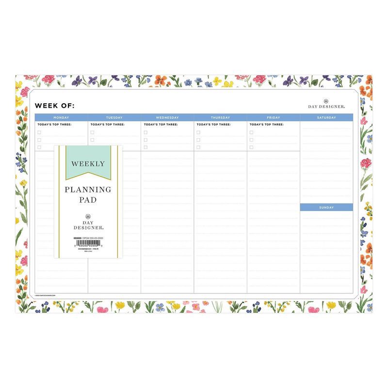 Day Designer 2023-24 Academic Planning Desk Pad Monthly 15"x10" Glued ...