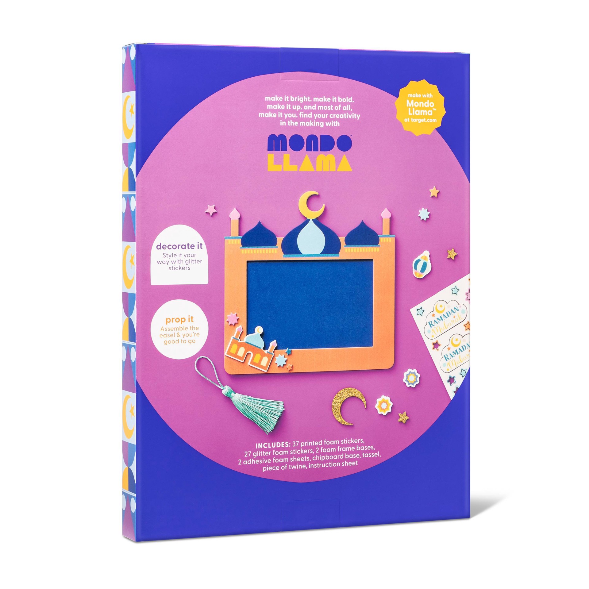 Create-Your-Own Ramadan Foam Frame Kit - Mondo Llama 1 ct | shipt