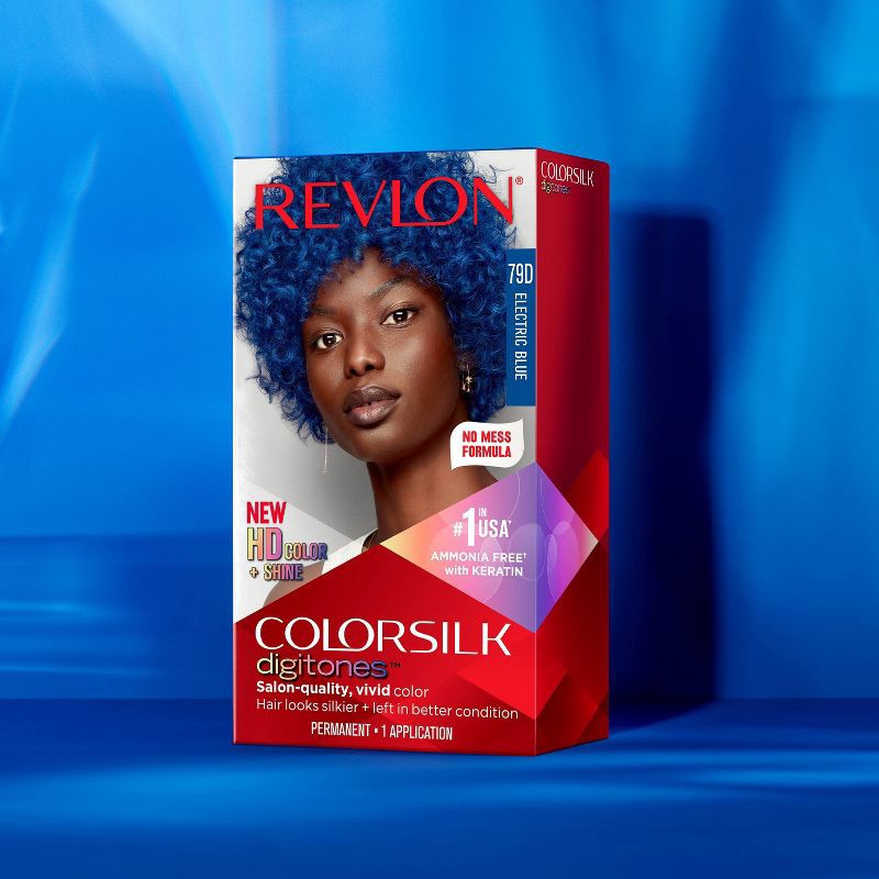 Revlon ColorSilk Digitones Permanent Hair Color with Keratin - 79D ...