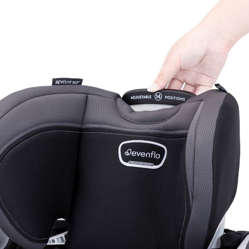 Evenflo Revolve 360 Extend All-in-One Rotational Convertible Car Seat ...