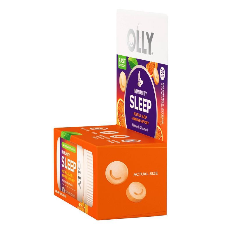 Olly Immunity Sleep Fast Dissolve Vegan Tablets - 30ct 30 ct | Shipt
