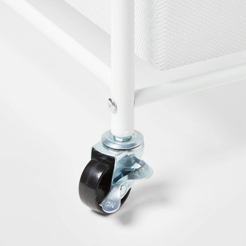 Steel File Utility Cart White - Brightroom 1 ct | Shipt