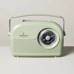 Portable AM/FM Bluetooth Radio Light Green - Hearth & Hand with ...