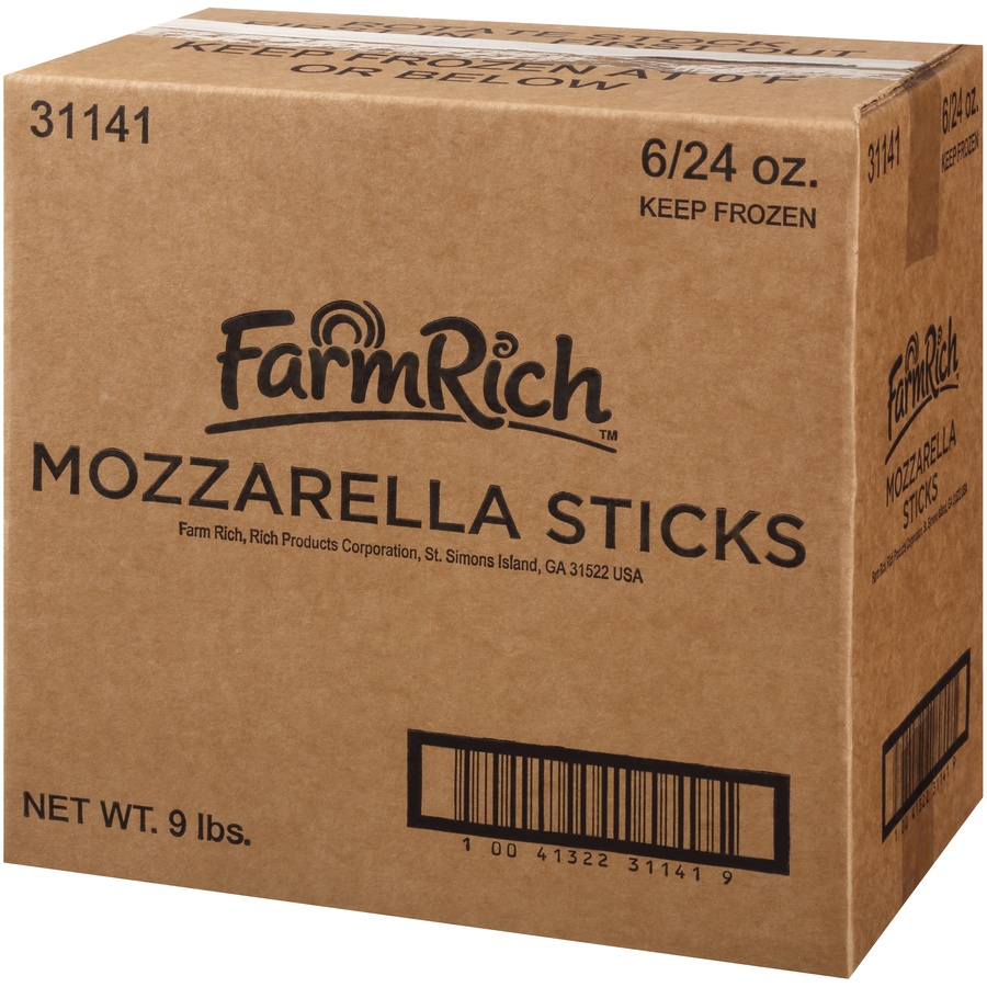 Farm Rich Breaded Mozzarella Sticks 24 oz. Box 24 oz | Shipt
