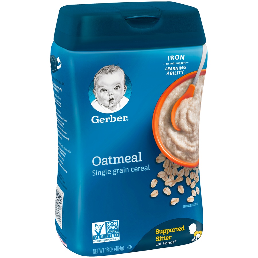 Gerber Single Grain Oatmeal Baby Cereal 16 oz | Shipt