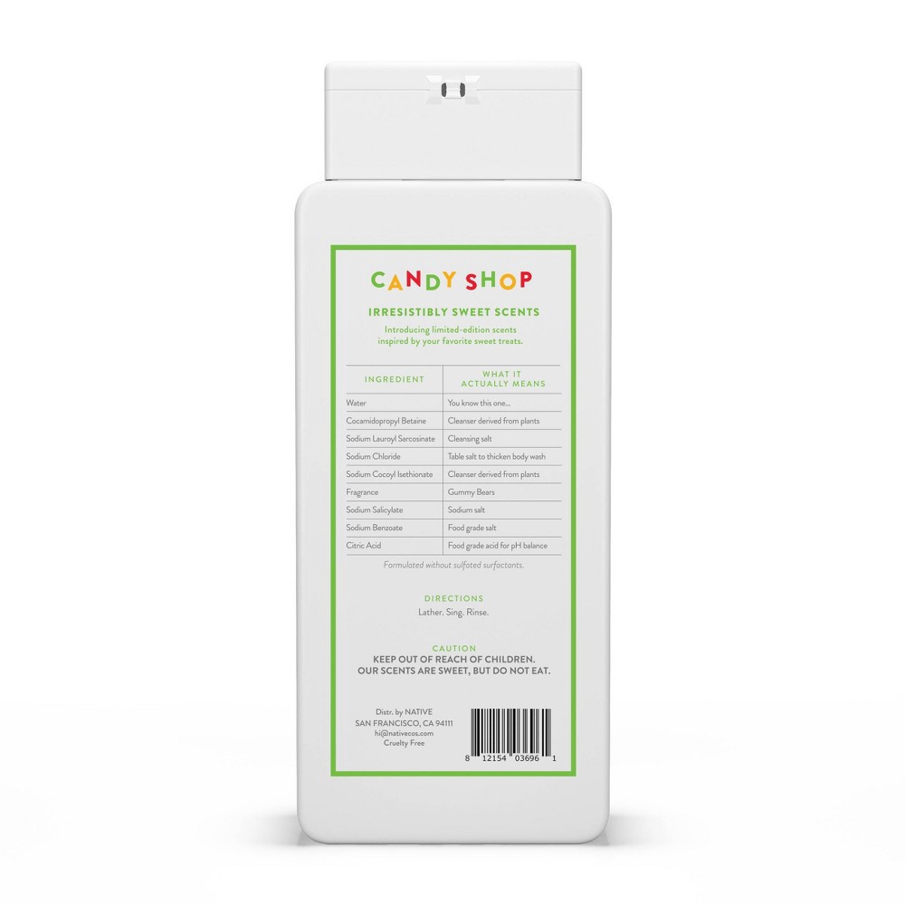 Native Limited Edition Gummy Bears Body Wash - 18 fl oz 18 fl oz | Shipt