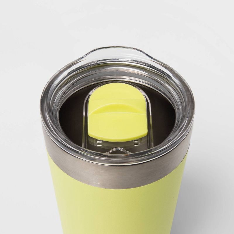 20oz Stainless Steel Lidded Tumbler Citron Green - Embark 20 oz | Shipt