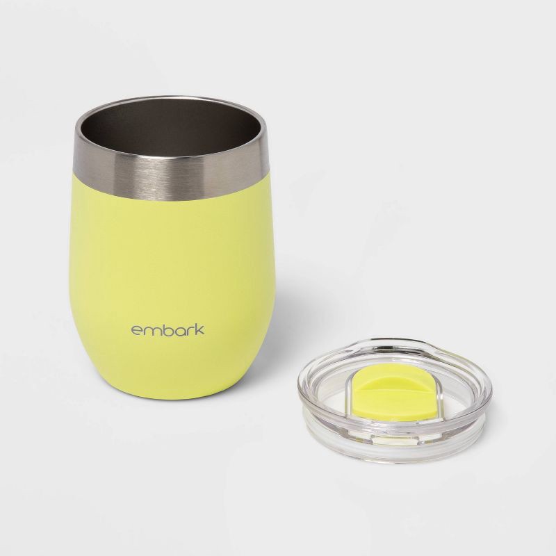 13oz Stainless Steel Wine Tumbler Citron Green - Embark 13 oz | Shipt