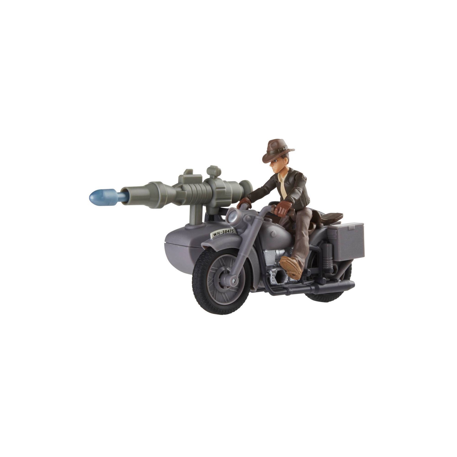 Hasbro Indiana Jones Worlds of Adventure Action Figure with Motorcycle ...