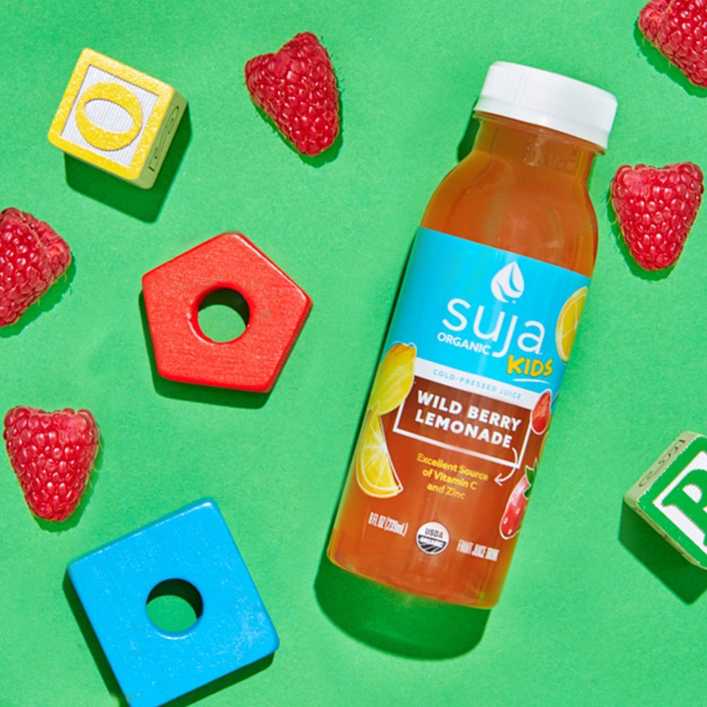 Suja Kid Organic Wild Berry Lemonade Cold-Pressed Fruit Juice Drink - 8 ...