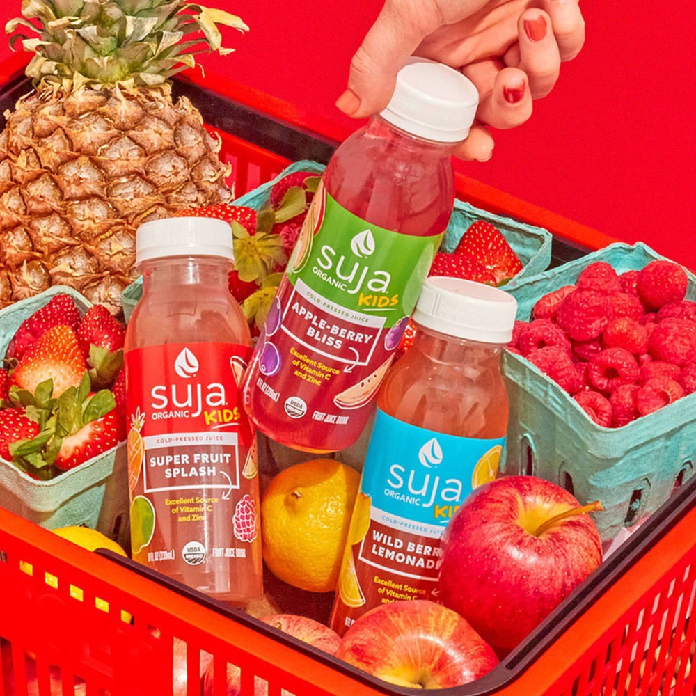 Suja Kid Organic Wild Berry Lemonade Cold-Pressed Fruit Juice Drink - 8 ...