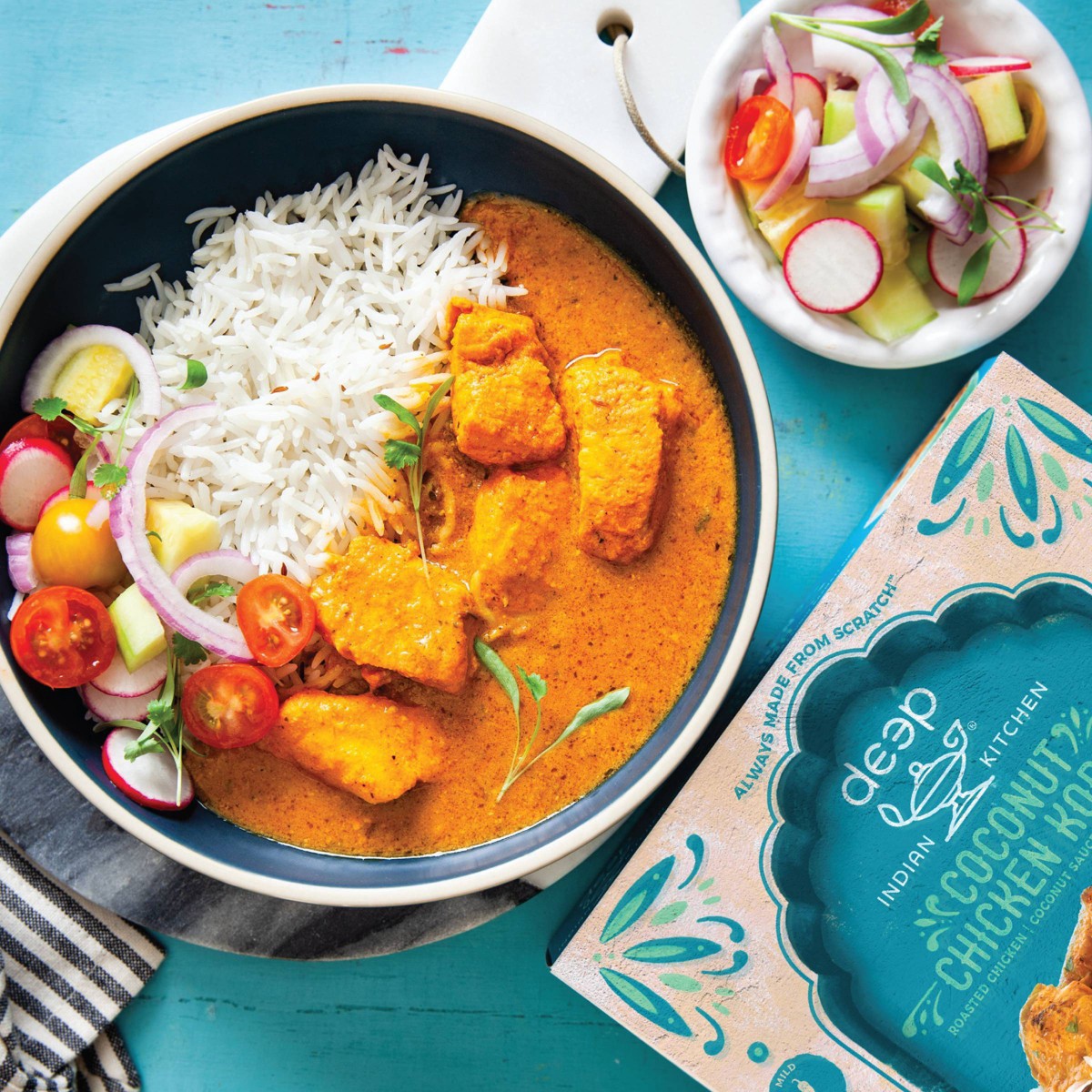 Deep Indian Kitchen Mild Spice Coconut Chicken Korma 9 oz 9 oz | Shipt
