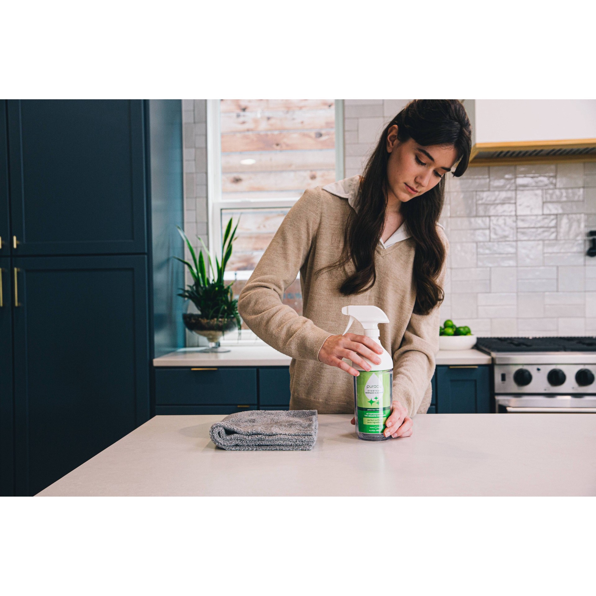 Puracy Clean Surface Cleaner Refill Can - Green Tea & Lime - 14.4 fl oz ...