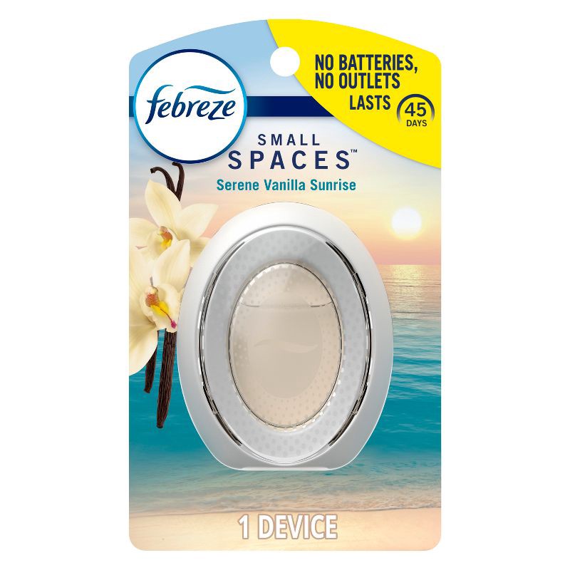 Febreze Small Spaces Air Freshener - Serene Vanilla Sunrise - 0.25 fl ...