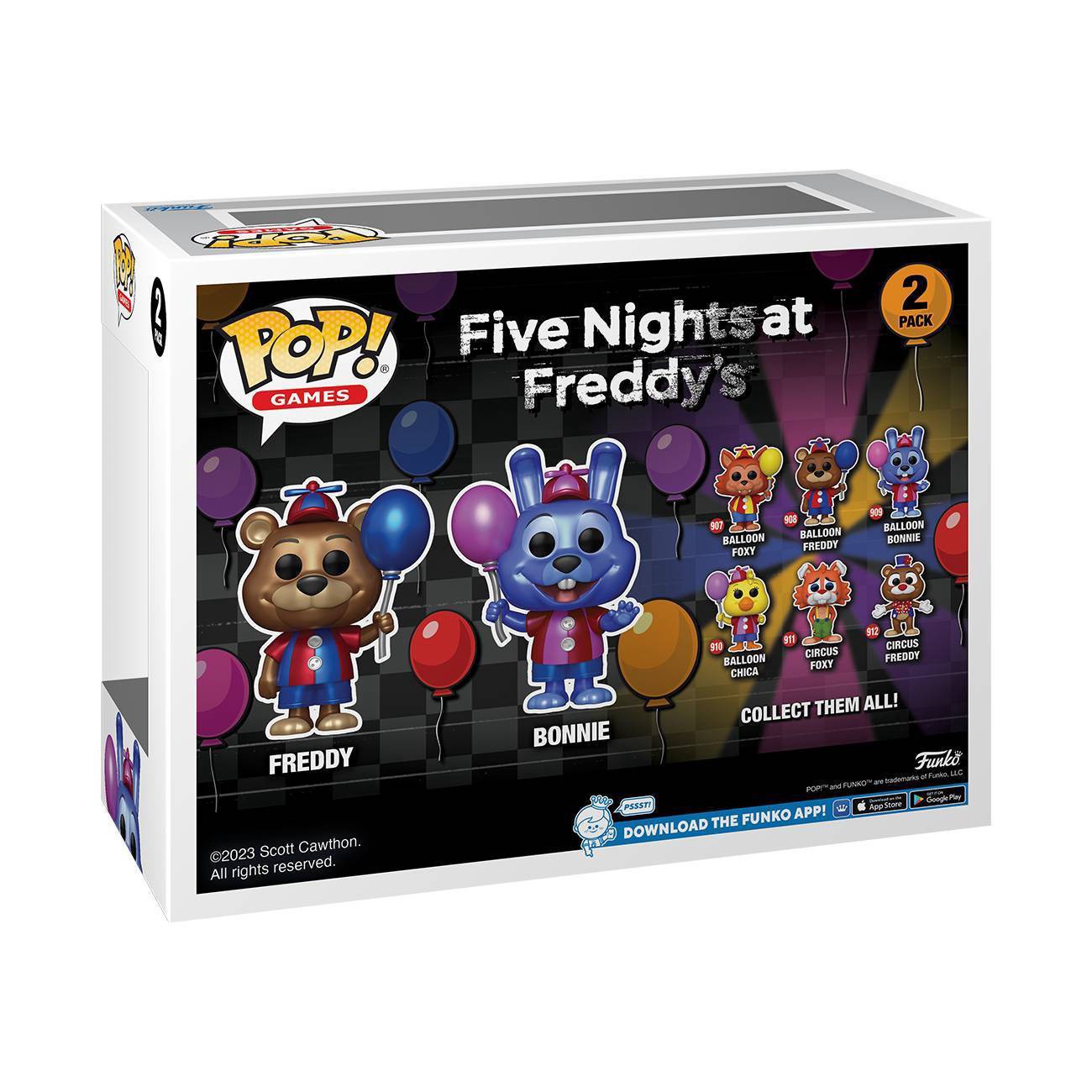 Funko POP! Games: Five Nights at Freddy's - Balloon Freddy & Balloon ...
