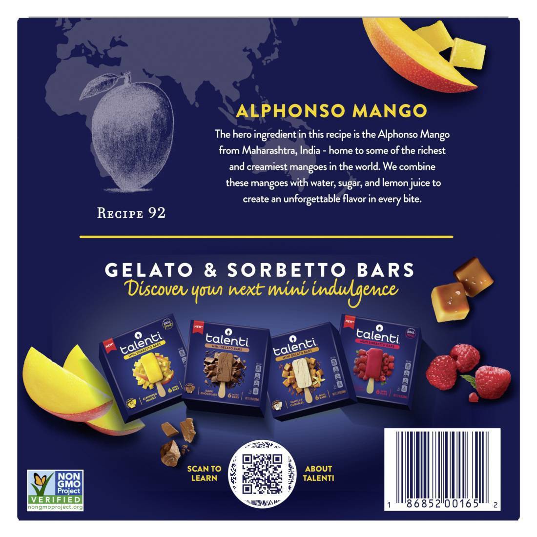 Talenti Mini Sorbetto Bar Alphonso Mango 6 ct | Shipt