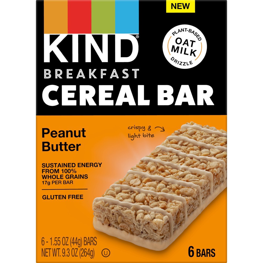 KIND Cereal Bar Peanut Butter - 9.3oz/6ct 6 ct; 9.3 oz | Shipt