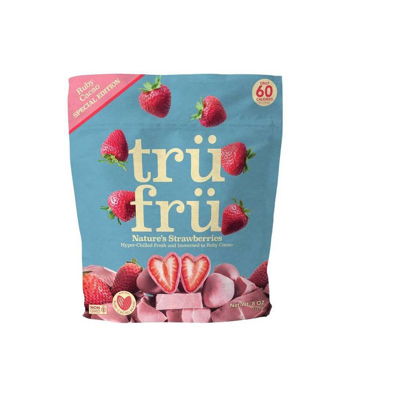 Tru Fru Frozen Strawberries Ruby Cacao Chocolate - 8oz 8 oz | Shipt
