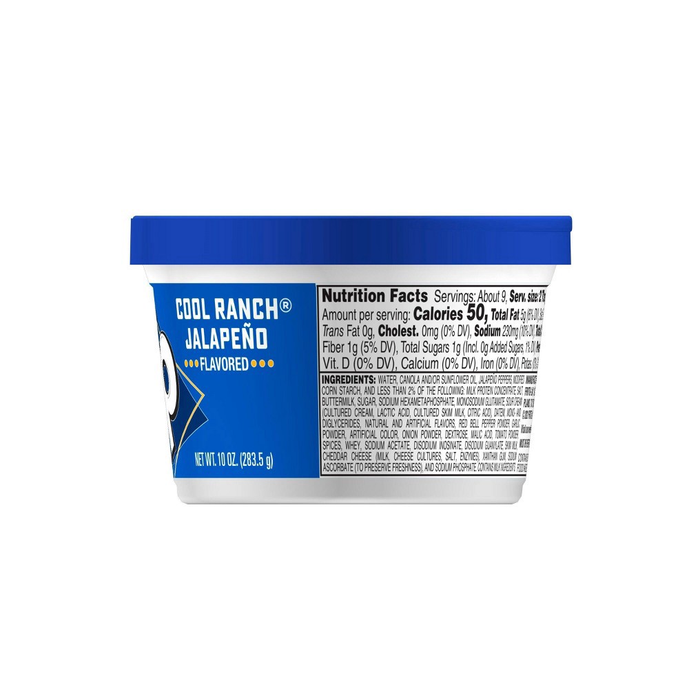 Frito-Lay Doritos Cool Ranch Jalapeno Dips - 10oz 10 oz | Shipt