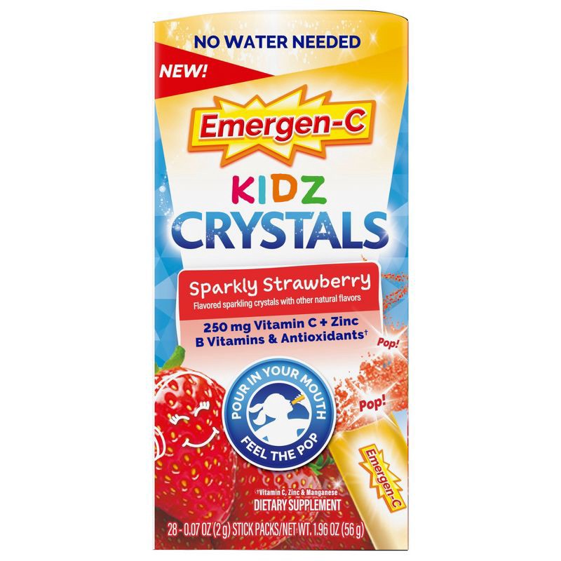 Emergen-C Kidz On-The-Go Immune Support with Vitamin C - Sparkly ...