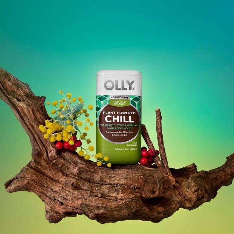 OLLY Plant Powered Chill Adaptogens Capsules - 30ct 30 ct | Shipt