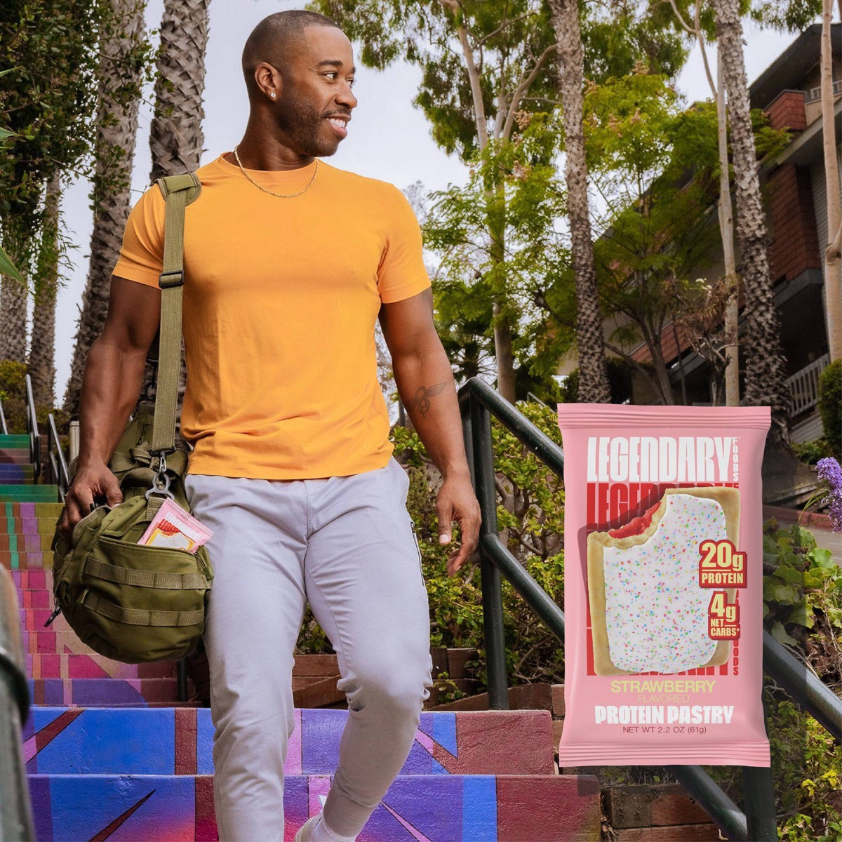 Legendary Foods Protein Pastries Nutrition Bars - Strawberry - 8.6oz ...