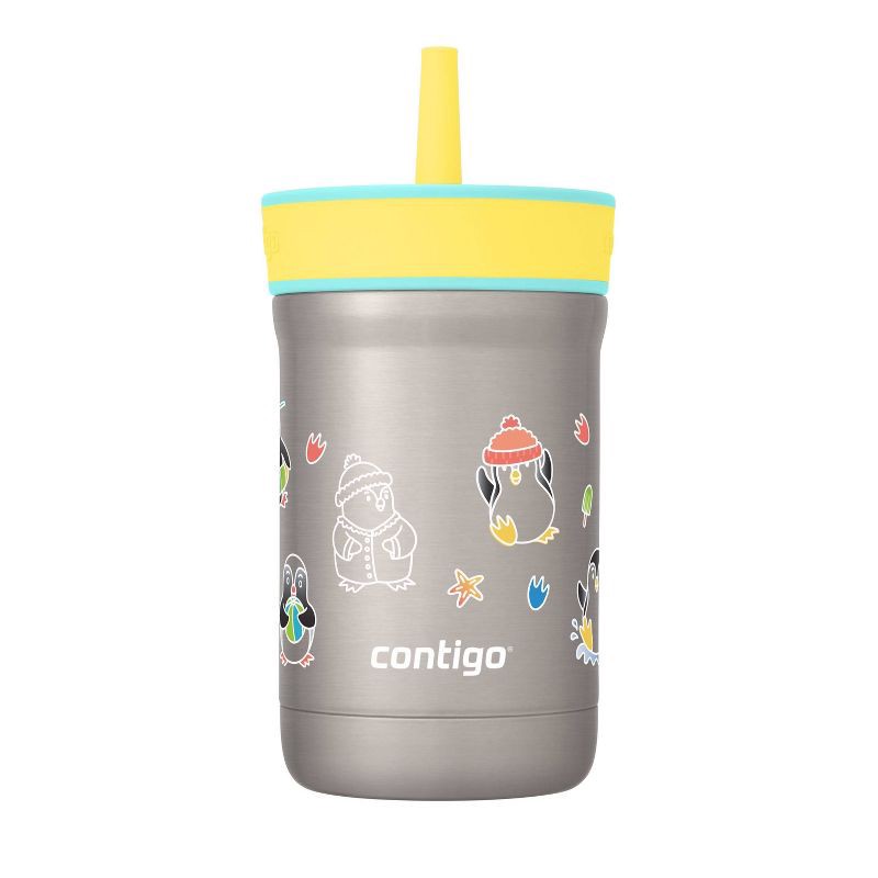 Contigo Kids' Leighton Stainless Steel 12oz Tumbler Jade Vine Pineapple ...