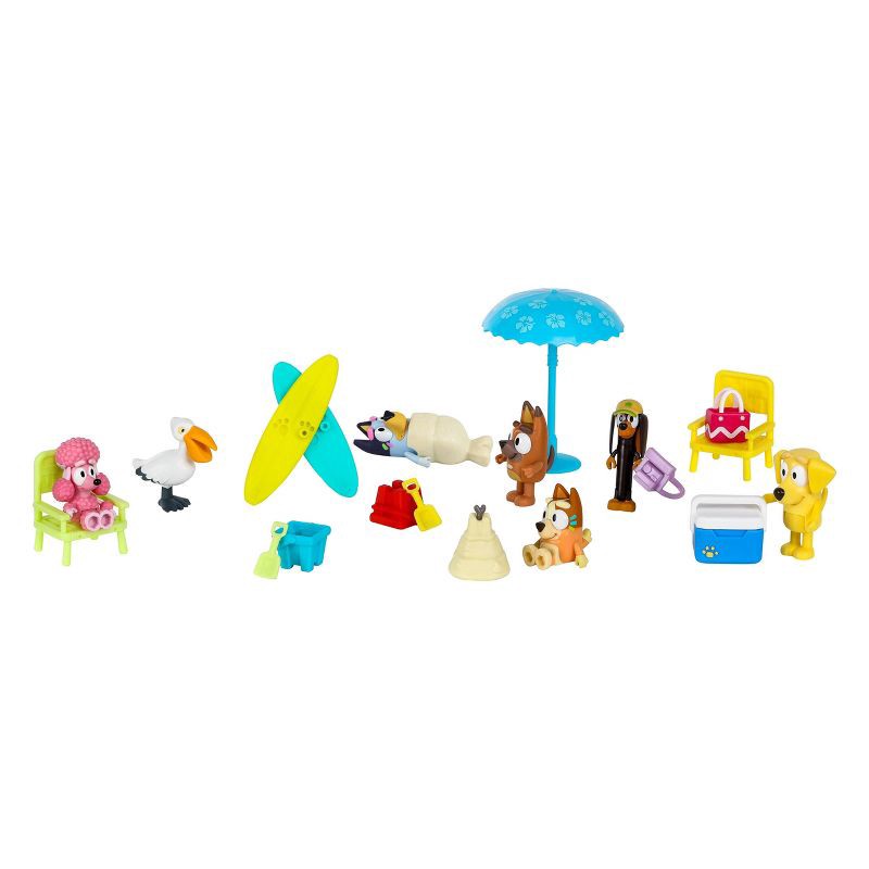 Bluey Figure & Accessory Beach Multipack 1 ct | Shipt
