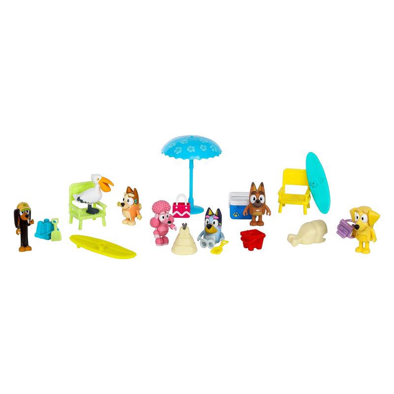 Bluey Figure & Accessory Beach Multipack 1 ct | Shipt