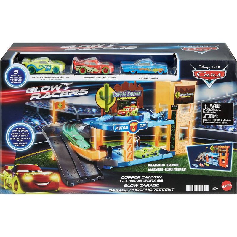 Disney and Pixar Cars Glow Racers Copper Canyon Glowing Garage Playset 1 ct | Shipt
