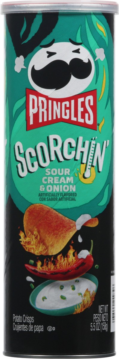Pringles Scorchin' Potato Crisps Chips, Sour Cream and Onion, 5.5 oz 5. ...