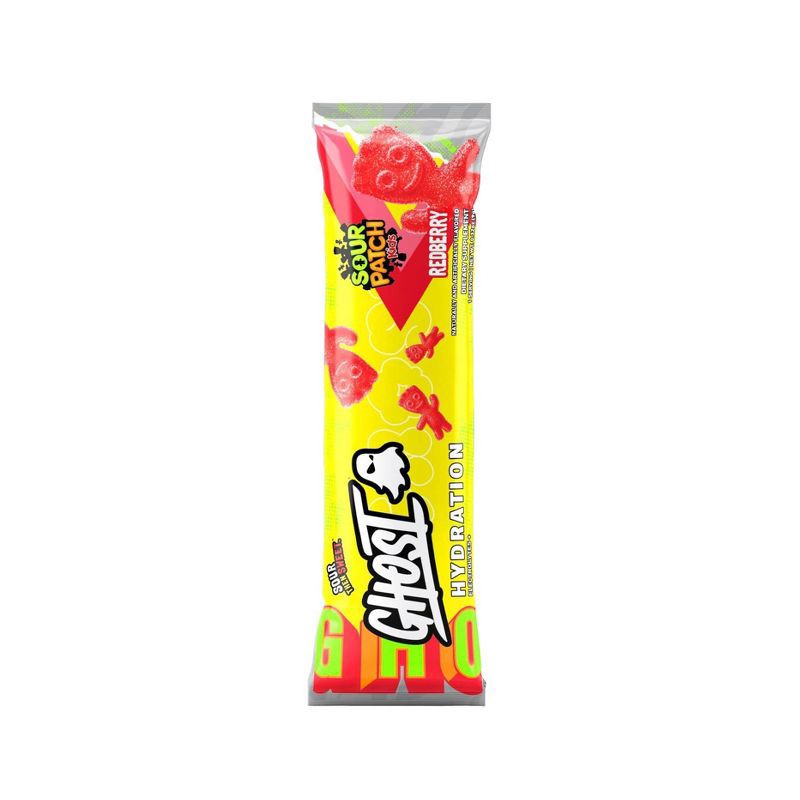 GHOST Sour Patch Kids' Vegan Hydration Sticks - Redberry - 12pk 12 ct ...