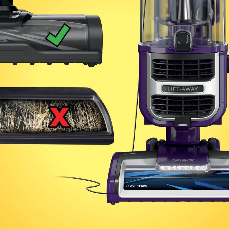 Shark Lift-Away with Powerfins and Self-Cleaning Brushroll ZD201 1 ct ...