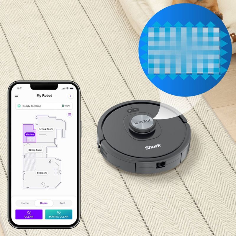 Shark AI Robot Vacuum Matrix Clean Self Empty Home Mapping Multi ...