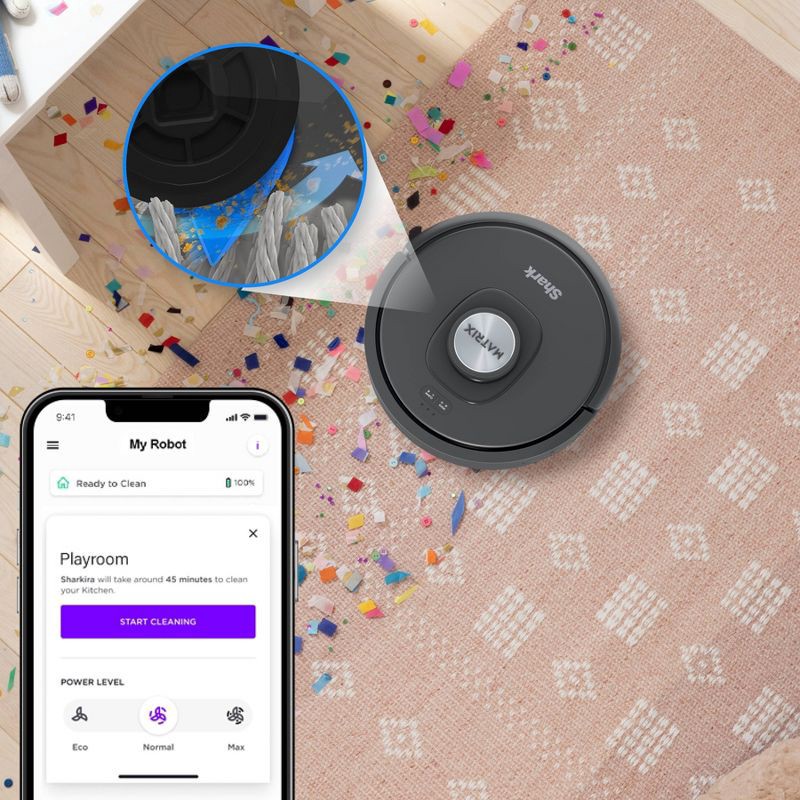 Shark AI Robot Vacuum Matrix Clean Self Empty Home Mapping Multi ...