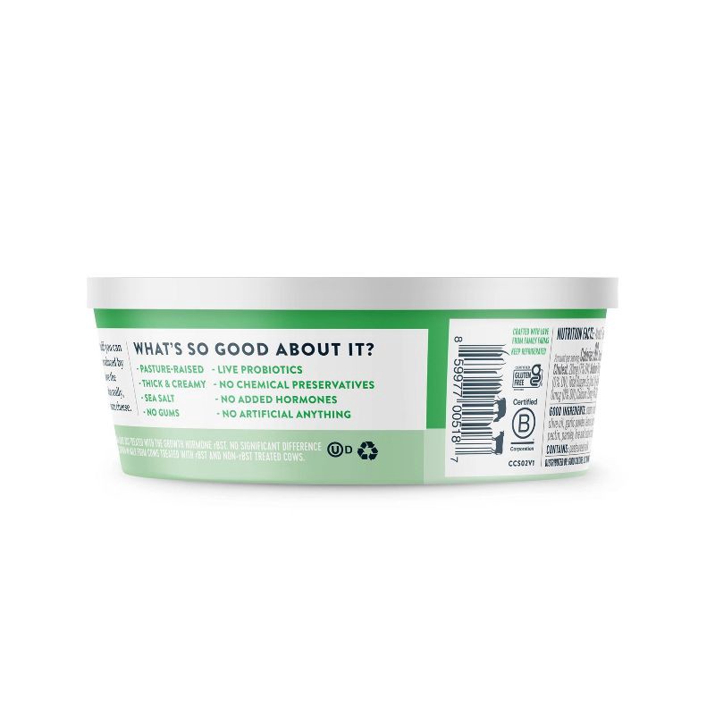 Good Culture Pasture Raised Chive Cream Cheese - 7oz 7 oz | Shipt