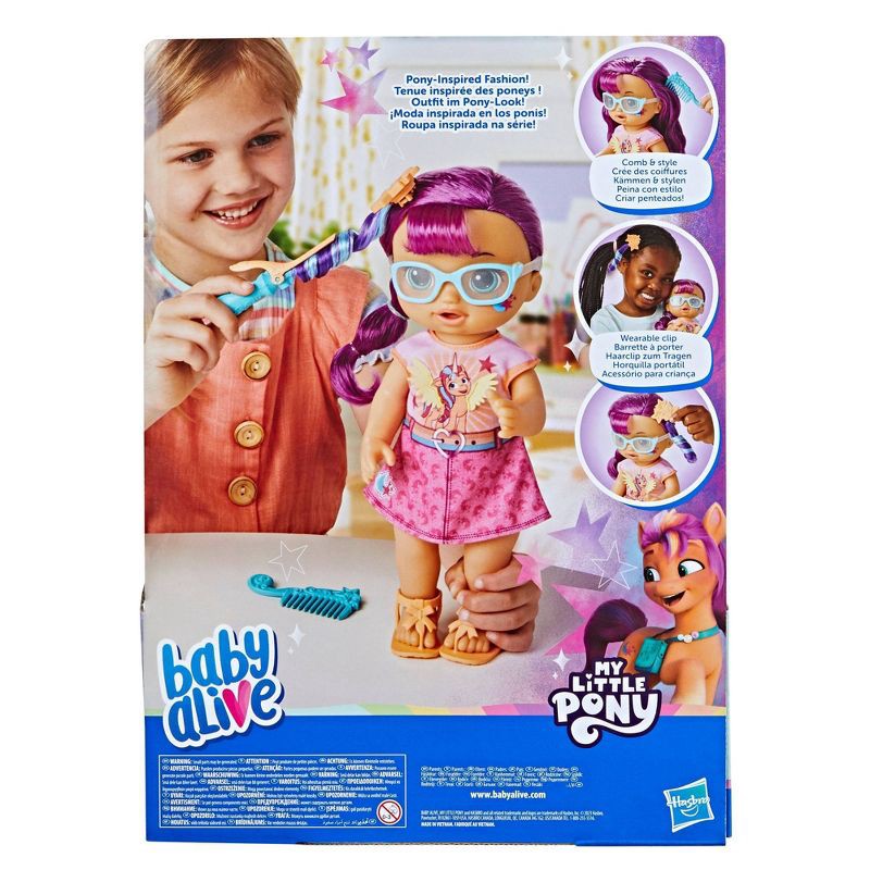 Baby Alive My Little Pony Baby Doll - Sunny Starscout 1 ct | Shipt