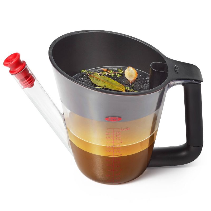OXO 4 Cup Plastic Fat Separator Gray 1 ct | shipt