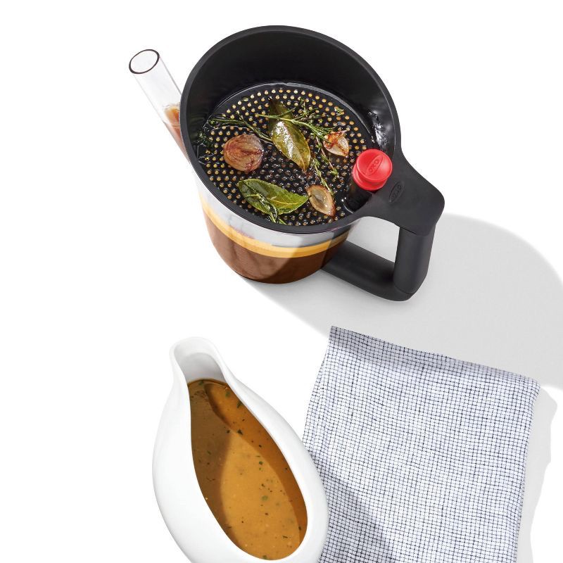 OXO 4 Cup Plastic Fat Separator Gray 1 ct | shipt