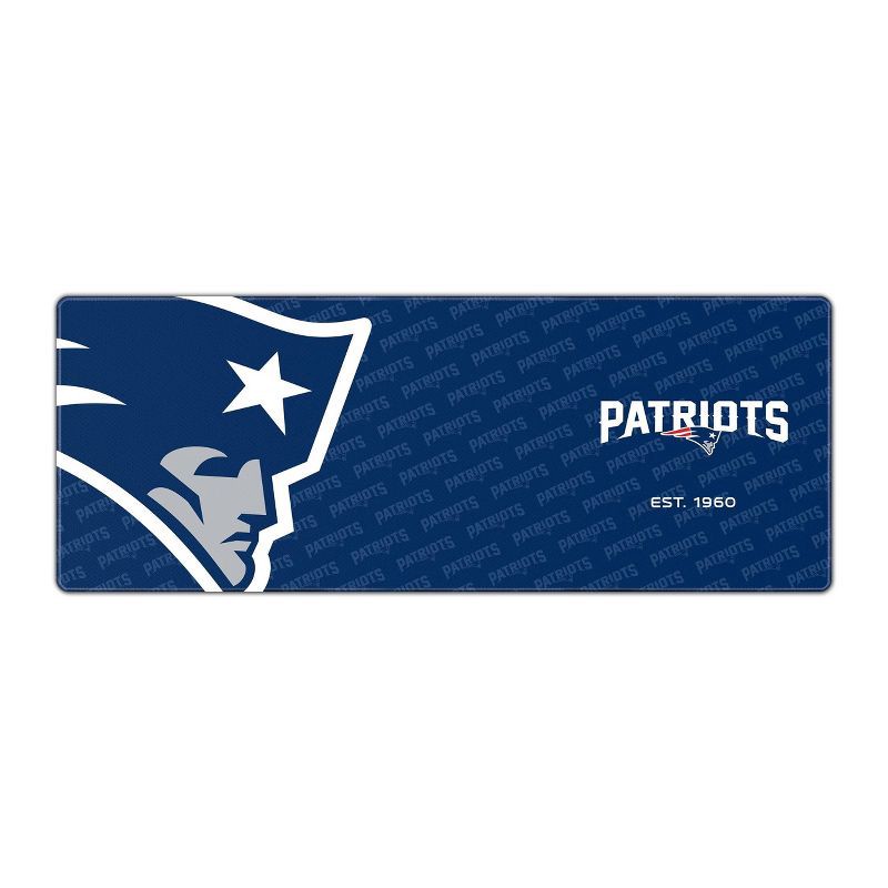 NFL New England Patriots Logo Series 31.5" x 12" Desk Pad 1 ct | Shipt